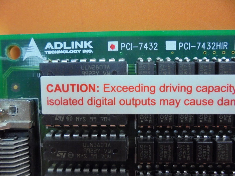 ADLINK PCI-7432 - PLC DCS SERVO Control MOTOR POWER SUPPLY IPC ROBOT